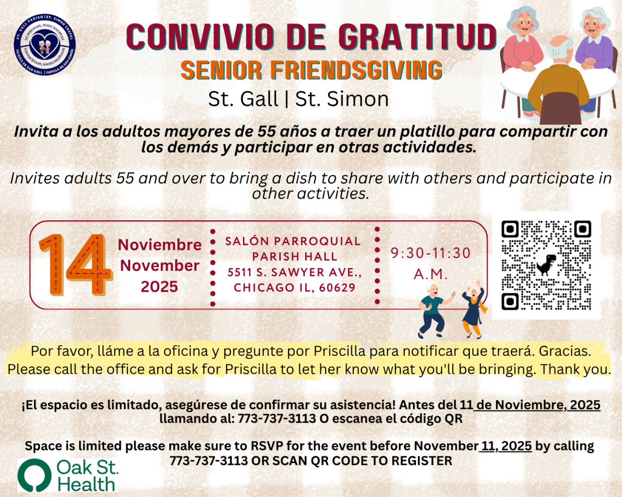 Acción de gracias para personas mayores - Parroquia de San Gall ...